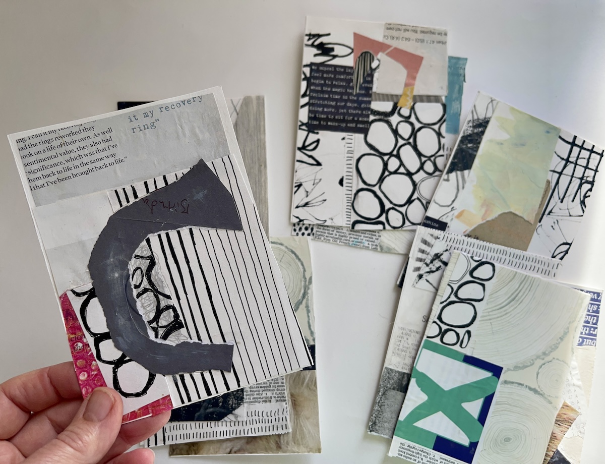 Your collage compositions